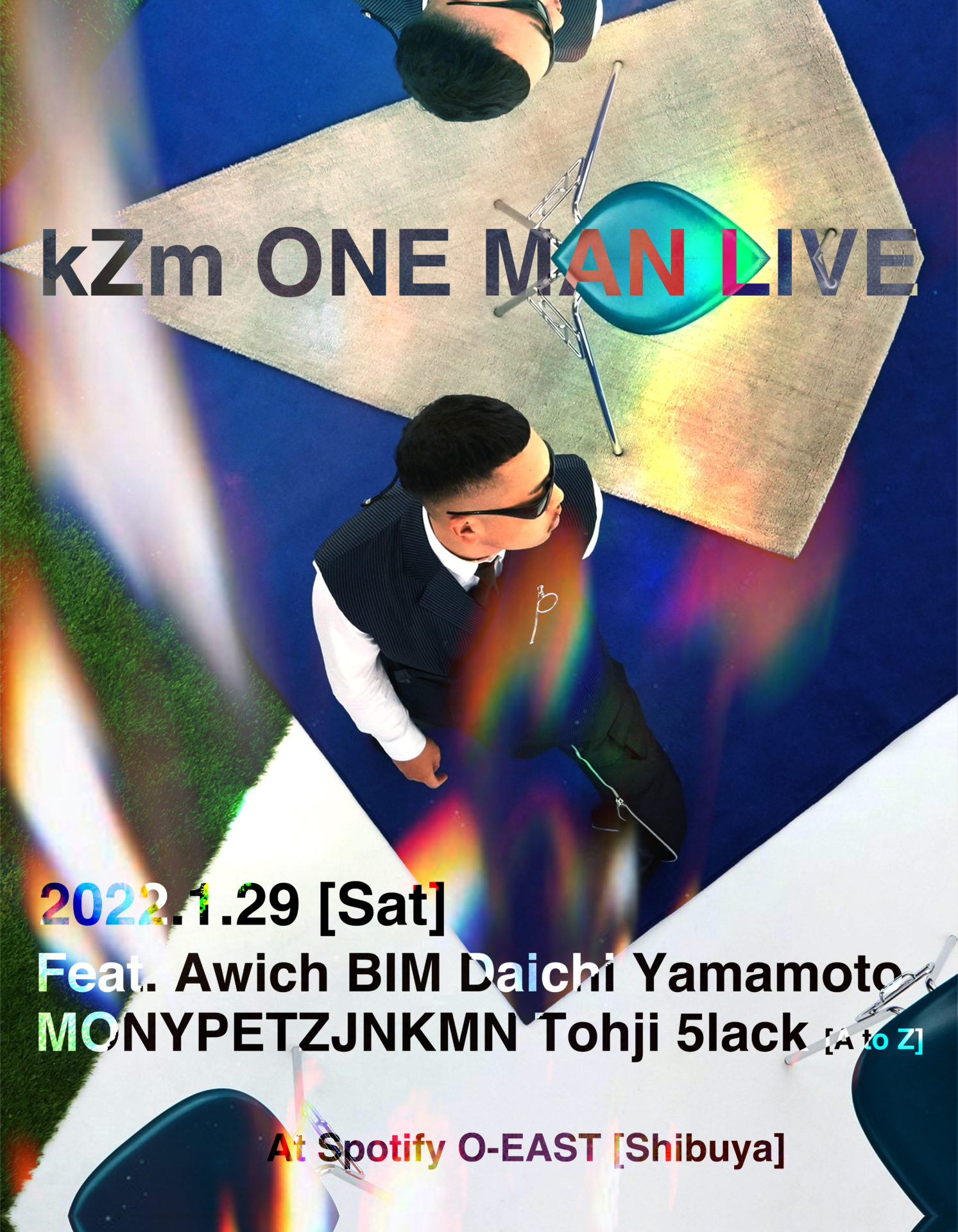 kZm ONE MAN LIVE| Spotify O-EAST・O-WEST・O-Crest・O-nest