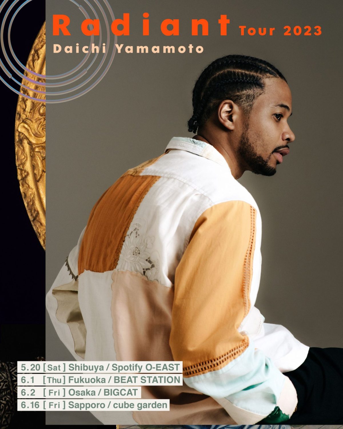 Daichi Yamamoto Radiant Tour 2023| Spotify O-EAST・O-WEST・O-Crest・O-nest