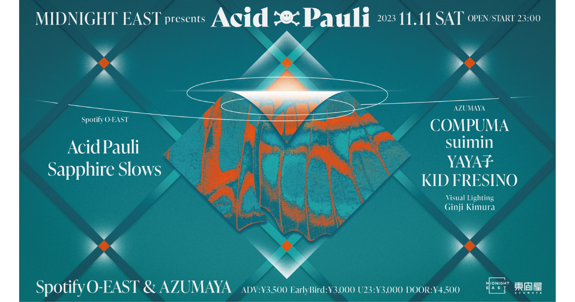 Acid Pauli| Spotify O-EAST・O-WEST・O-Crest・O-nest