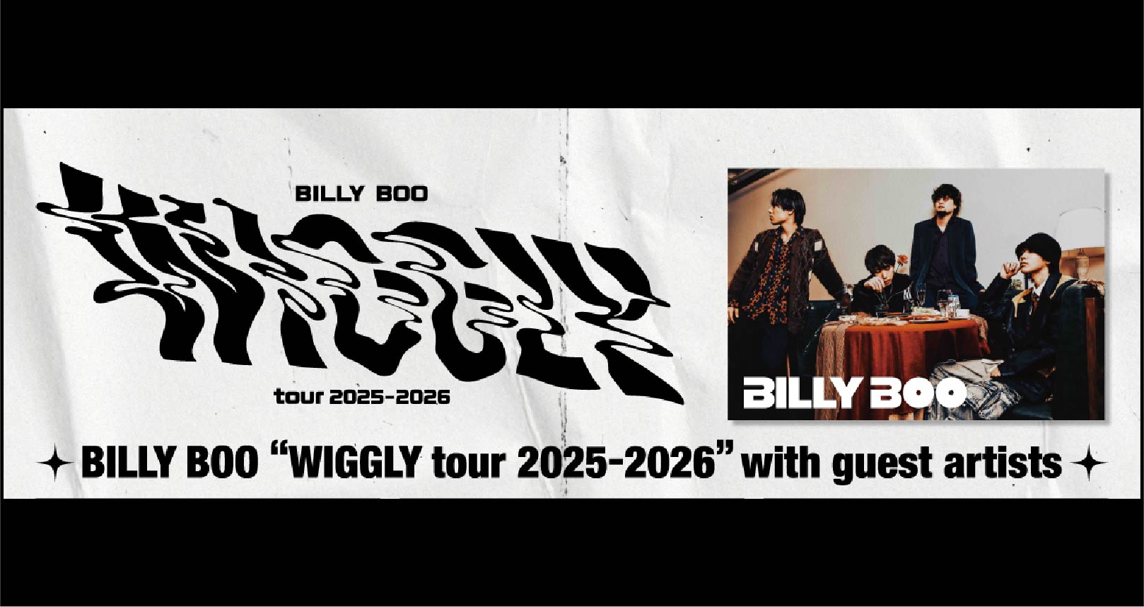 BILLY BOO “WIGGLY tour 2025-2026” | Spotify O-EAST・O-WEST・O-Crest・O-nest